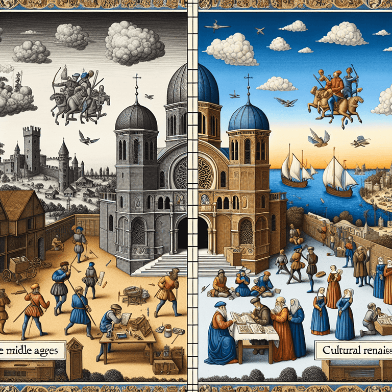 Cuadro Comparativo de la Edad Media y el Renacimiento: Claves para ...